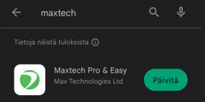 Maxtech-mobiilisovelluksen käyttöönotto – Maxtech Tukiportaali